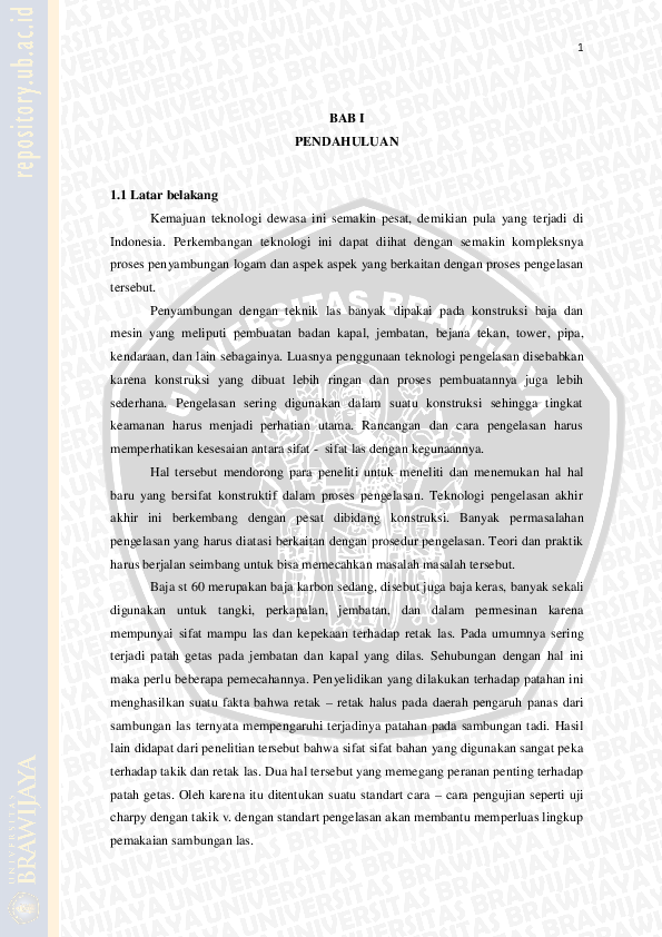 (PDF) 2013,Pengaruh Kuat Arus Pada Pengelasan Metal InertGas Dalam ...