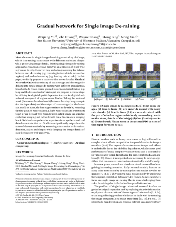 (PDF) Gradual Network for Single Image De-raining