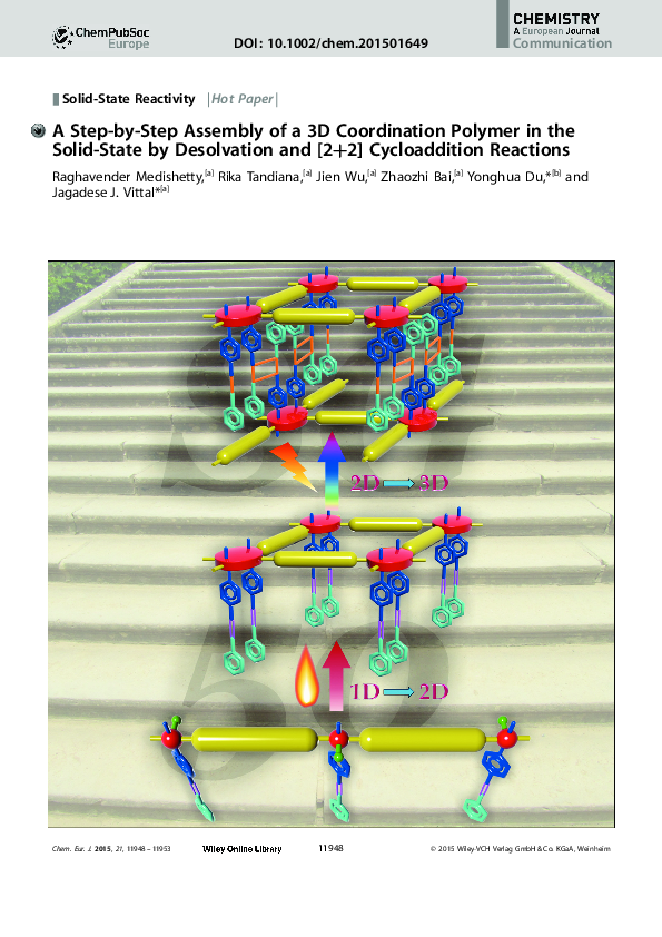 (PDF) A Step-by-Step Assembly of a 3D Coordination Polymer in the Solid ...