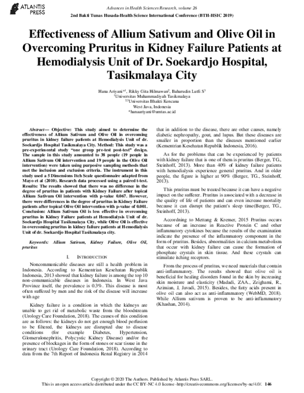 (PDF) Effectiveness of Allium Sativum and Olive Oil in Overcoming ...