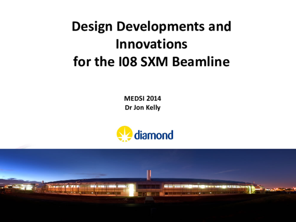 (PDF) Design Developments and Innovations for the I08 SXM Beamline
