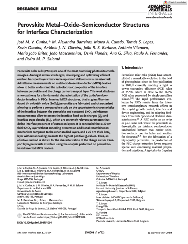 (PDF) Perovskite Metal–Oxide–Semiconductor Structures for Interface ...