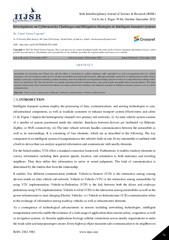 Pdf Investigations On Cybersecurity Challenges And Mitigation Strategies In Intelligent