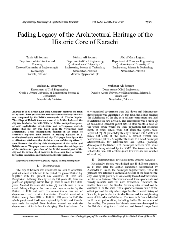 (PDF) Fading Legacy of the Architectural Heritage of the Historic Core ...