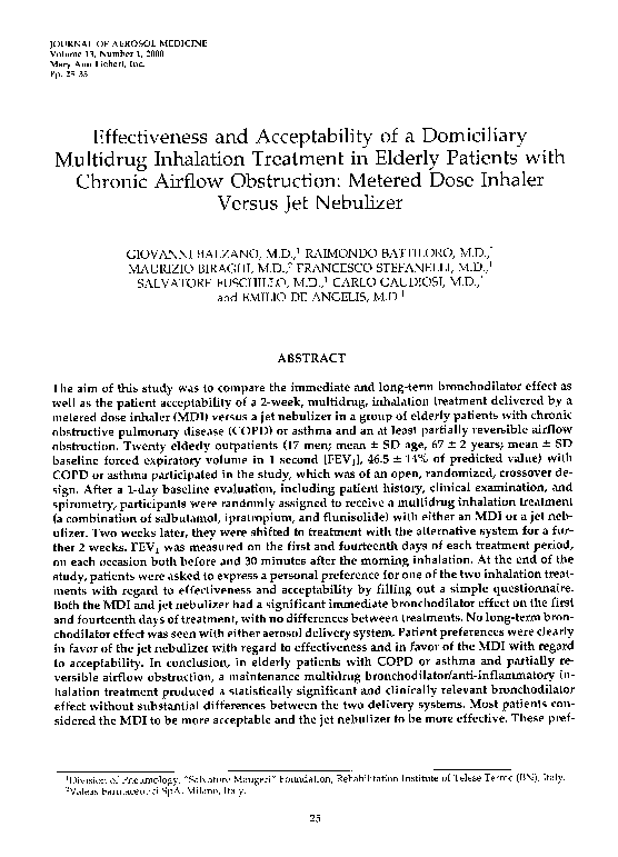 (PDF) Effectiveness and Acceptability of a Domiciliary Multidrug ...