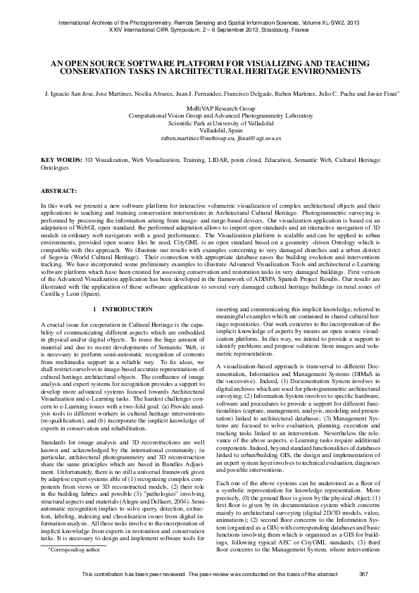 (PDF) An Open Source Software Platform for Visualizing and Teaching ...