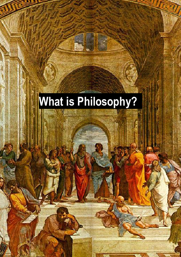 (PDF) What is Philosophy?