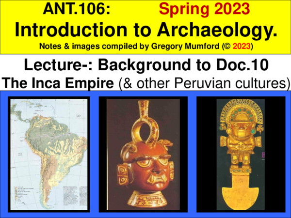 (PDF) Anth.106 Ppt. background lecture (no. 10), on the past cultures ...