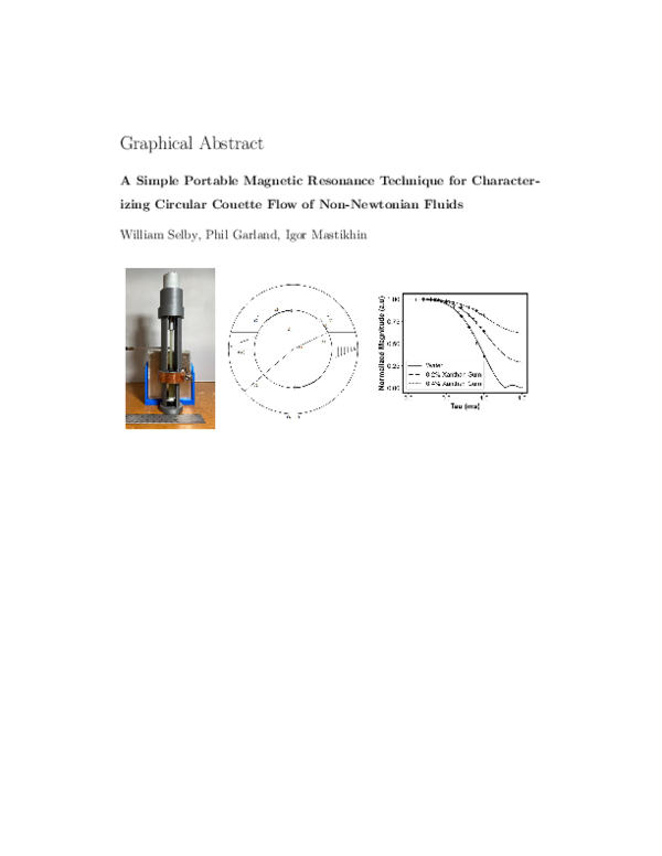 (PDF) A Simple Portable Magnetic Resonance Technique for Characterizing ...