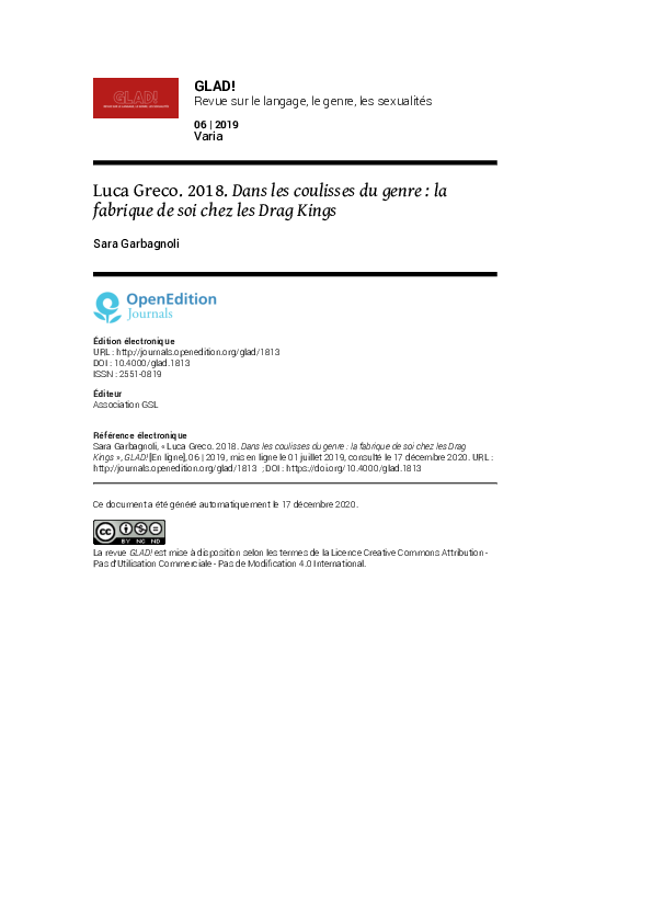 (PDF) Luca Greco. 2018. Dans les coulisses du genre : la fabrique de ...