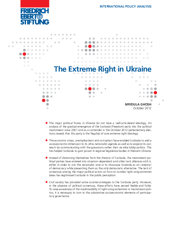 (PDF) The Extreme Right in Ukraine