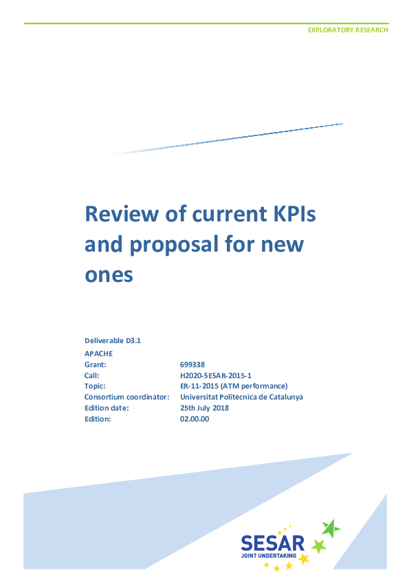 (PDF) APACHE - Review of current KPIs and proposal for new ones