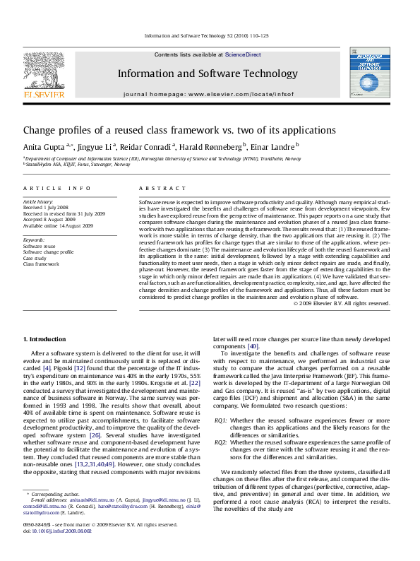 (PDF) Change profiles of a reused class framework vs. two of its ...