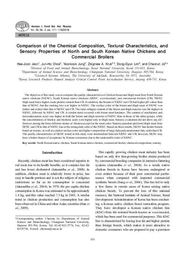 Pdf Comparison Of The Chemical Composition Textural Characteristics