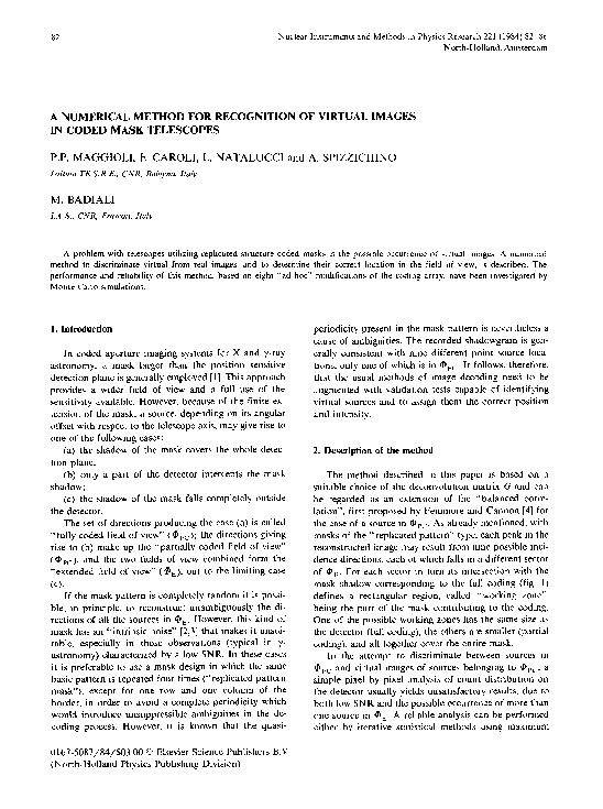 (PDF) A numerical method for recognition of virtual images in coded ...