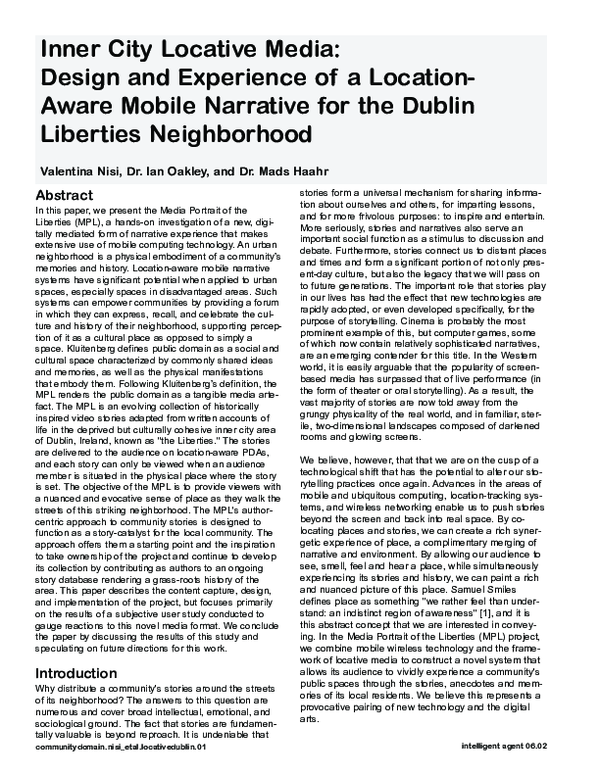 (PDF) Inner City Locative Media: Design and Experience of a Location ...
