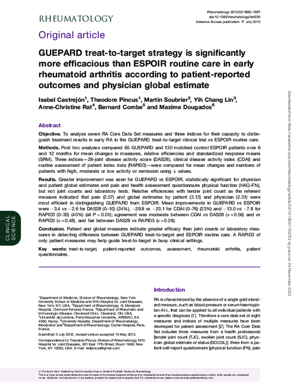 (PDF) GUEPARD treat-to-target strategy is significantly more ...
