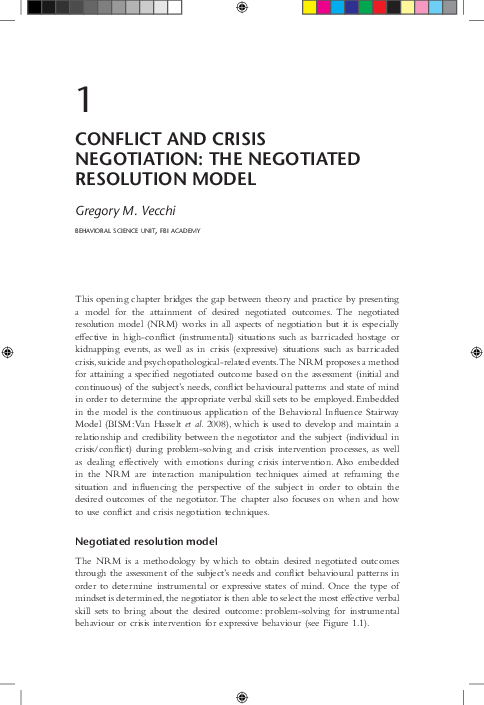(PDF) Conflict and Crisis Communication