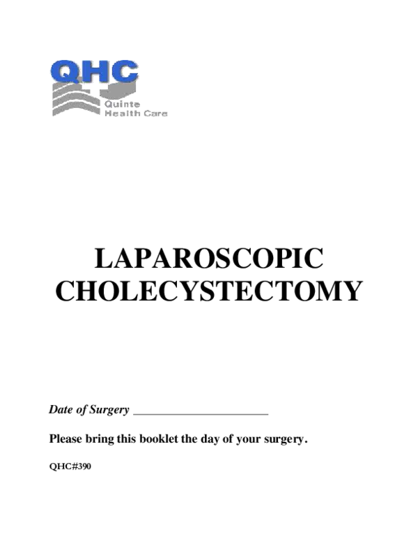 (PDF) Laparoscopic cholecystectomy