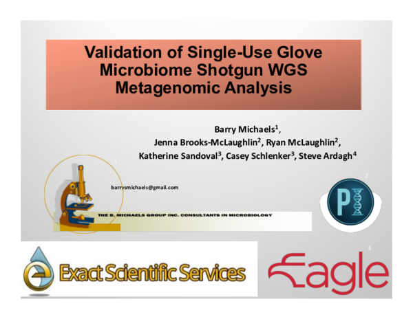 (PDF) Validation of Single-Use Glove Microbiome Shotgun WGS Metagenomic ...