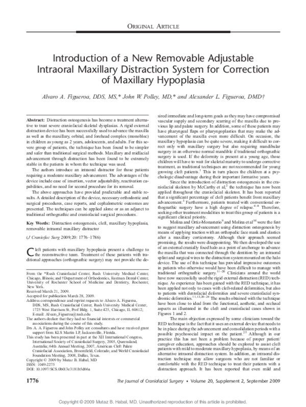 (PDF) Introduction of a New Removable Adjustable Intraoral Maxillary ...