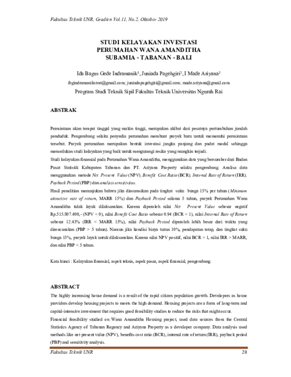 (PDF) Pengaruh Faktor Penyebab Change Order terhadap Waktu Pelaksanaan Proyek Konstruksi Gedung ...