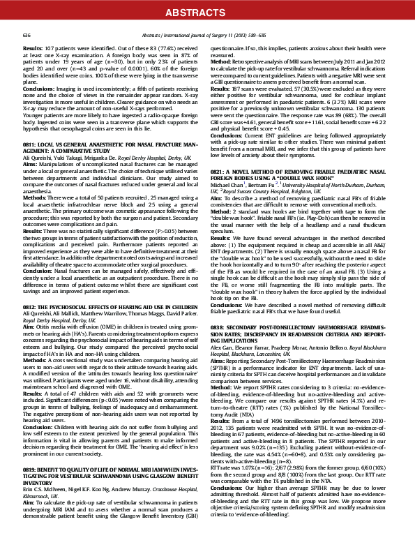 (PDF) Local vs general anaesthetic for nasal fracture management: A ...