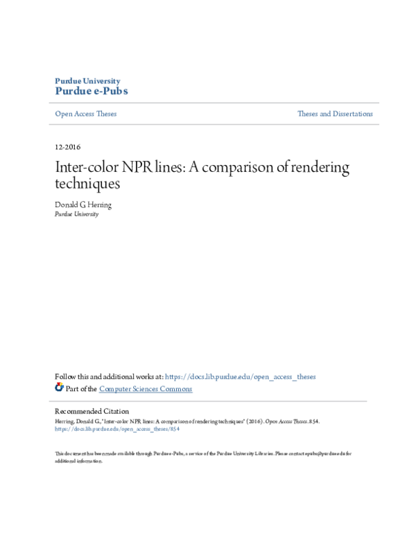 (PDF) Inter-color NPR Lines: A Comparison of Rendering Techniques