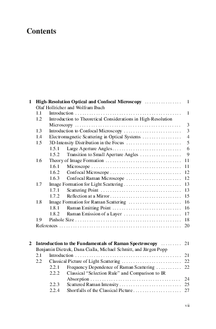 (PDF) Confocal Raman Microscopy