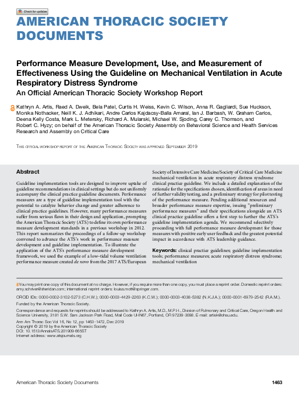 (PDF) Performance Measure Development, Use, and Measurement of ...