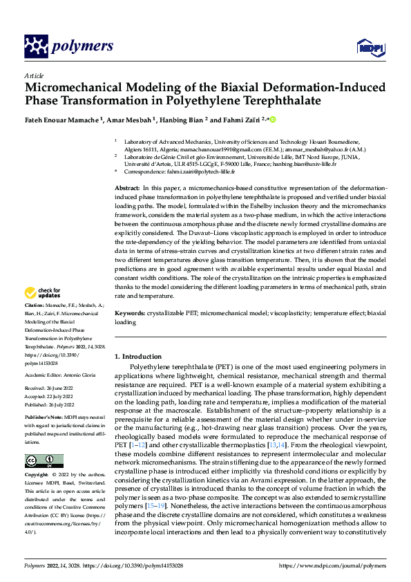 (PDF) Micromechanical Modeling of the Biaxial Deformation-Induced Phase Transformation in ...
