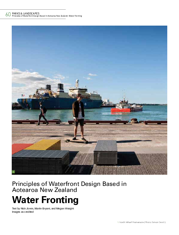 (PDF) Principles of Waterfront Design Based in Aotearoa New Zealand ...