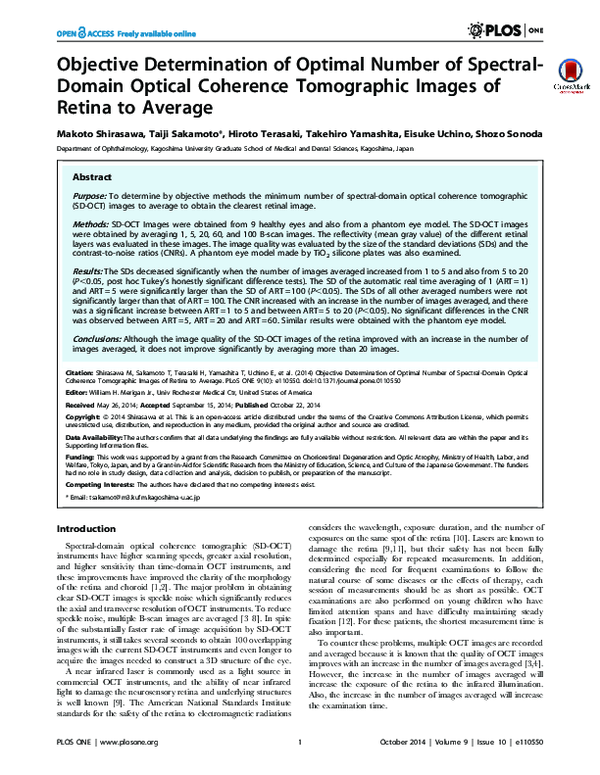 (PDF) Objective determination of optimal number of spectral-domain ...