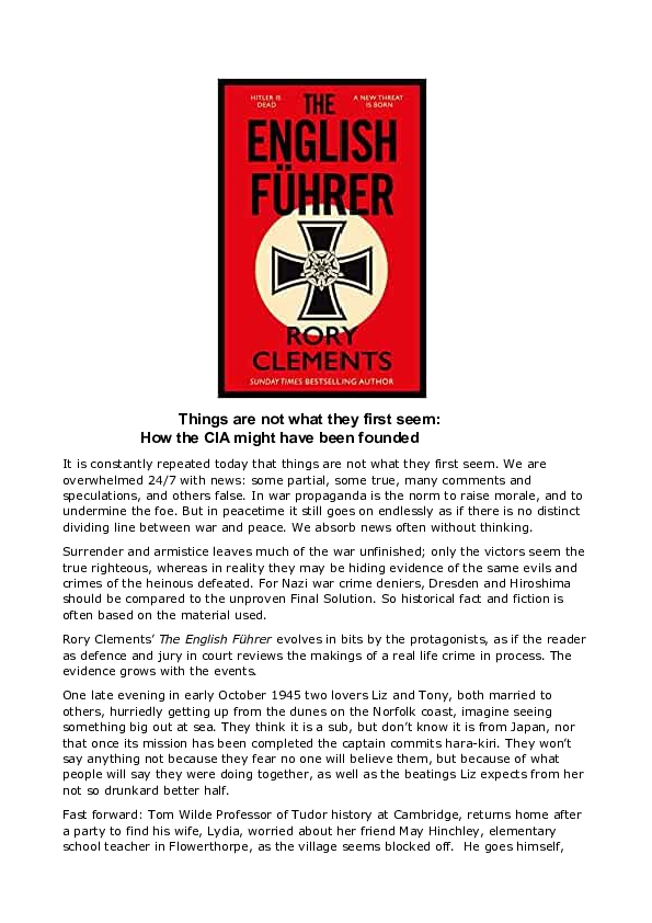 (DOC) Things are not what they first seem: How the CIA might have been ...