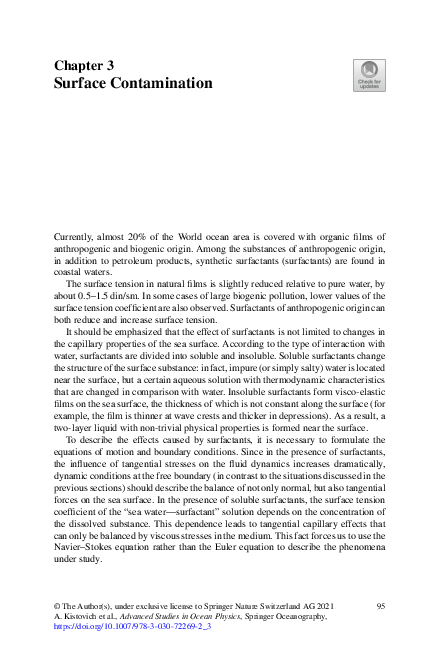 (PDF) Surface Contamination