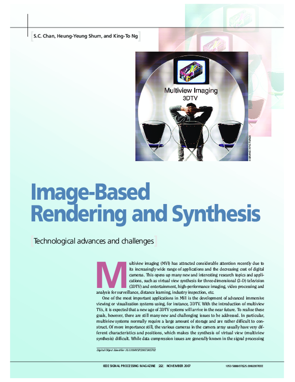 (PDF) Image-Based Rendering and Synthesis