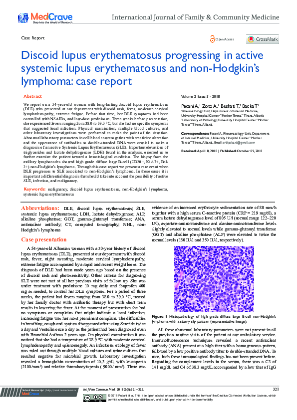 (PDF) Discoid lupus erythematosus progressing in active systemic lupus ...