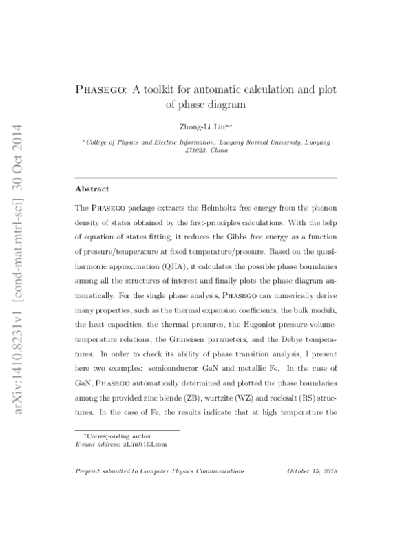 (PDF) Phasego : A toolkit for automatic calculation and plot of phase ...