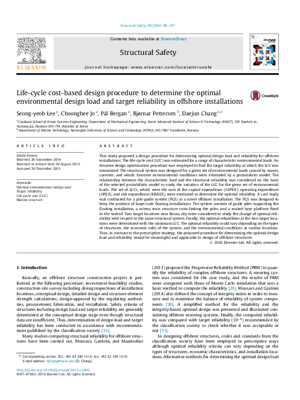 (PDF) Life-cycle cost-based design procedure to determine the optimal ...