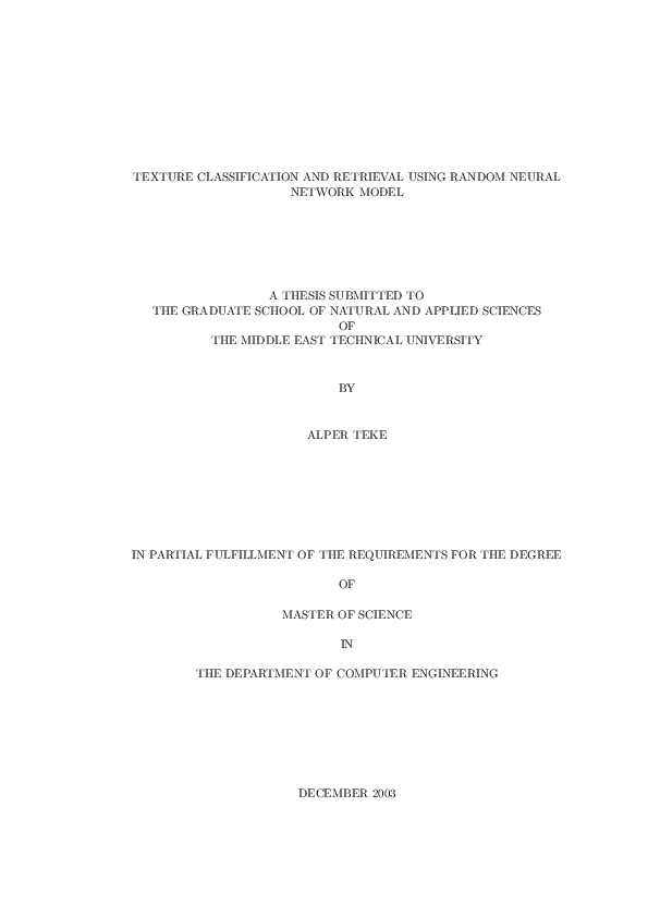 Pdf Texture Classification And Retrieval Using Random Neural Network