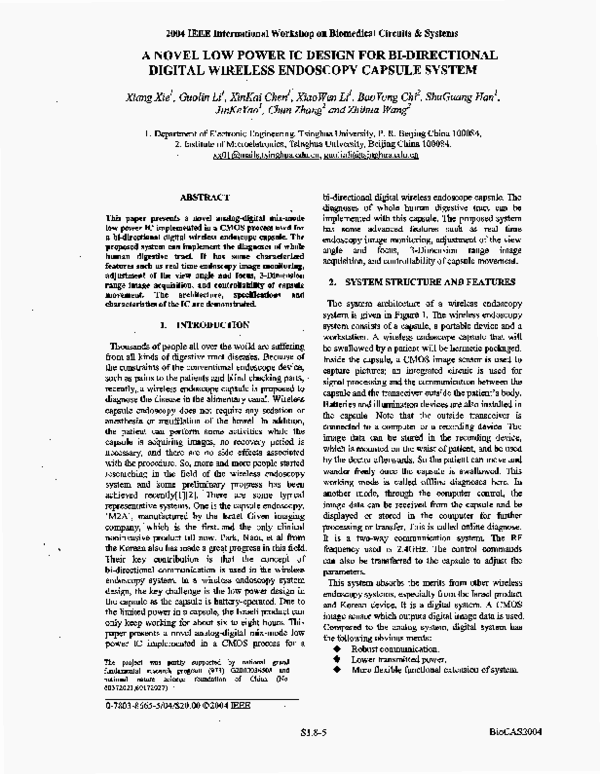 (PDF) A novel low power IC design for bi-directional digital wireless ...