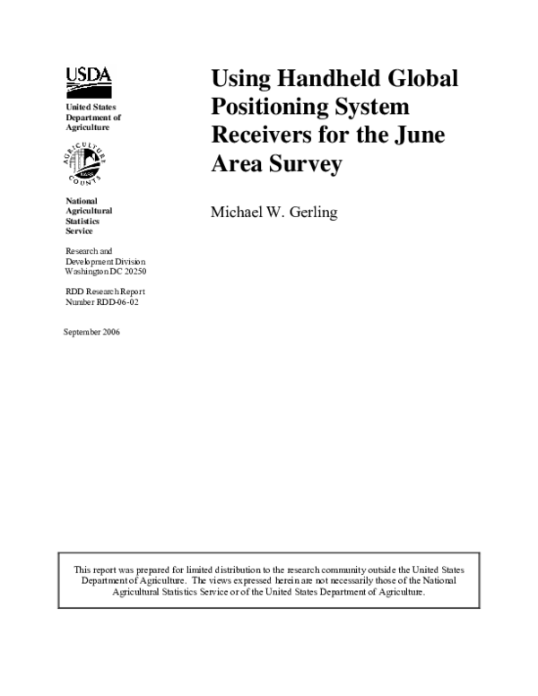 (PDF) Using Handheld Global Positioning System Receivers for Phase II ...