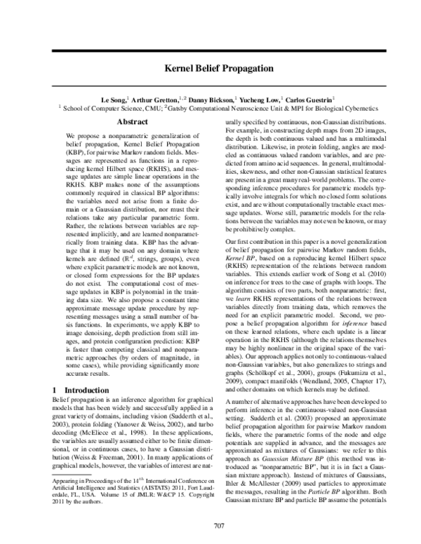 (PDF) Grid-based belief propagation