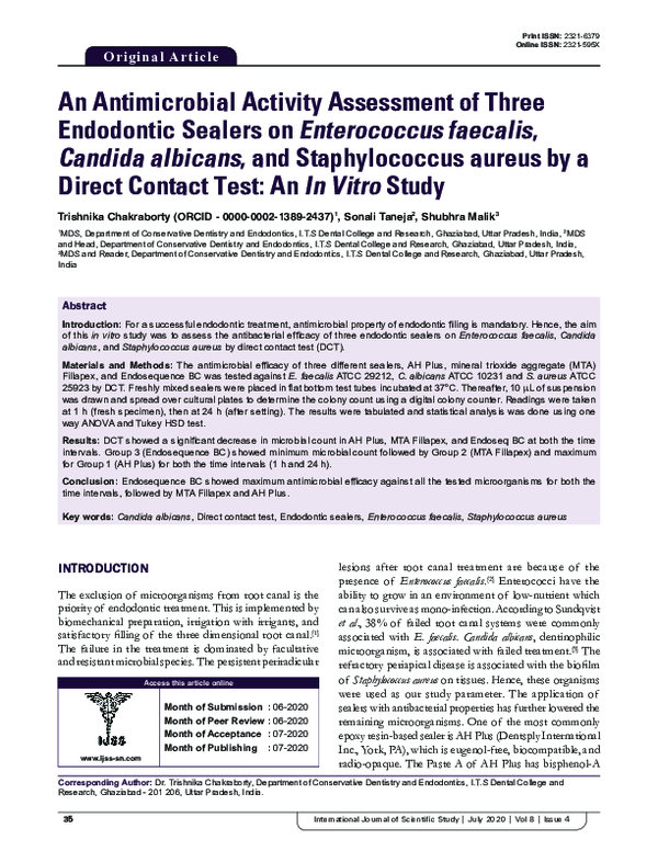 (PDF) An Antimicrobial Activity Assessment of Three Endodontic Sealers ...