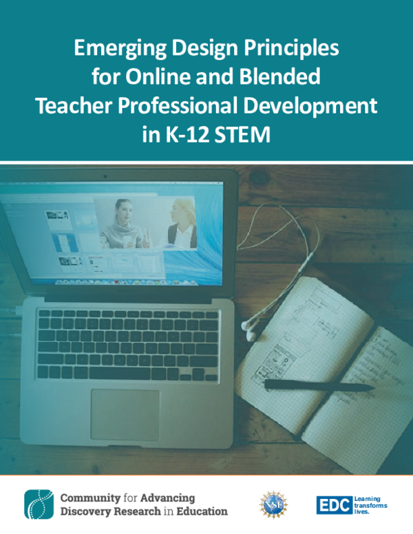 (PDF) Emerging Design Principles for Online and Blended Teacher ...