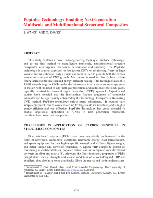 (PDF) Poptube Technology: Enabling Next Generation Multiscale and Multifunctional Structural ...