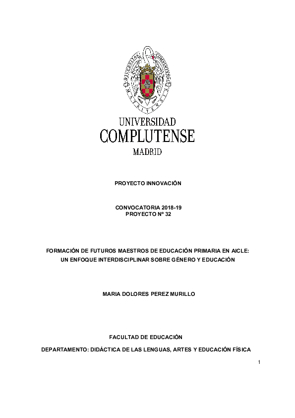 (PDF) Formación de futuros maestros de educación primaria en AICLE: un enfoque interdisciplinar ...