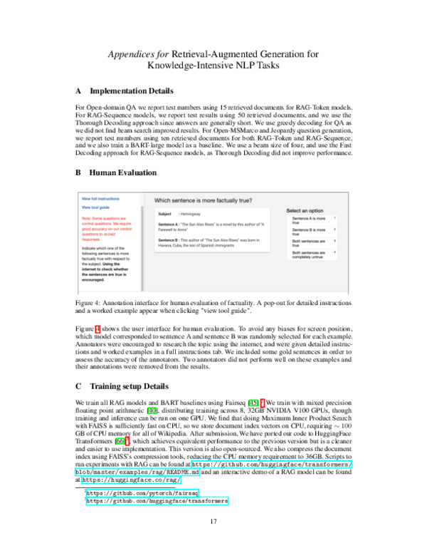 (PDF) Retrieval-Augmented Generation for Knowledge-Intensive NLP Tasks