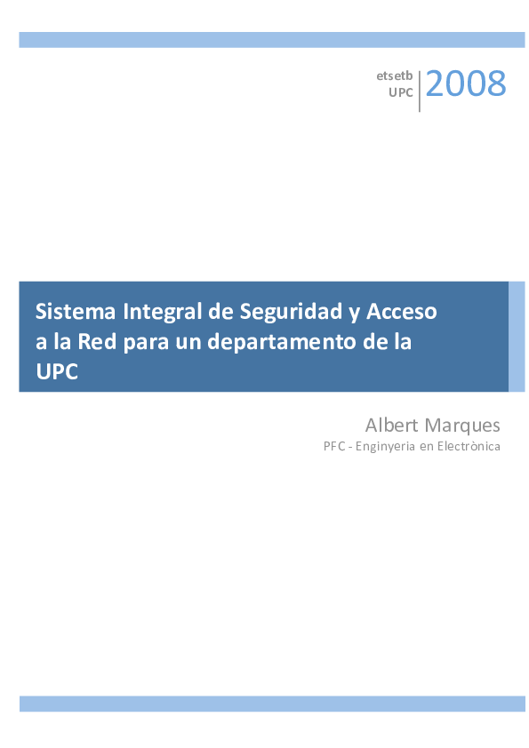 (PDF) Sistema integral de seguridad y acceso a la red para un ...