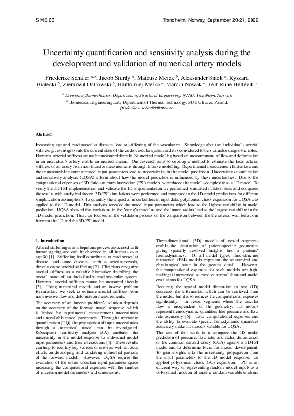 (PDF) Uncertainty quantification and sensitivity analysis during the development and validation ...
